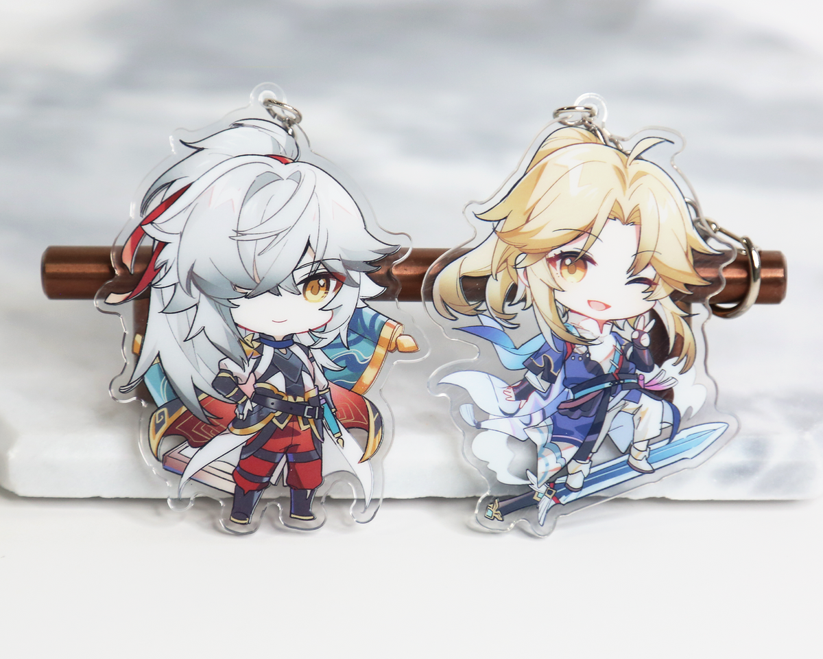 Jing Yuan Keychain - Honkai Star Rail Arcylic Charms – Yui's Gifts