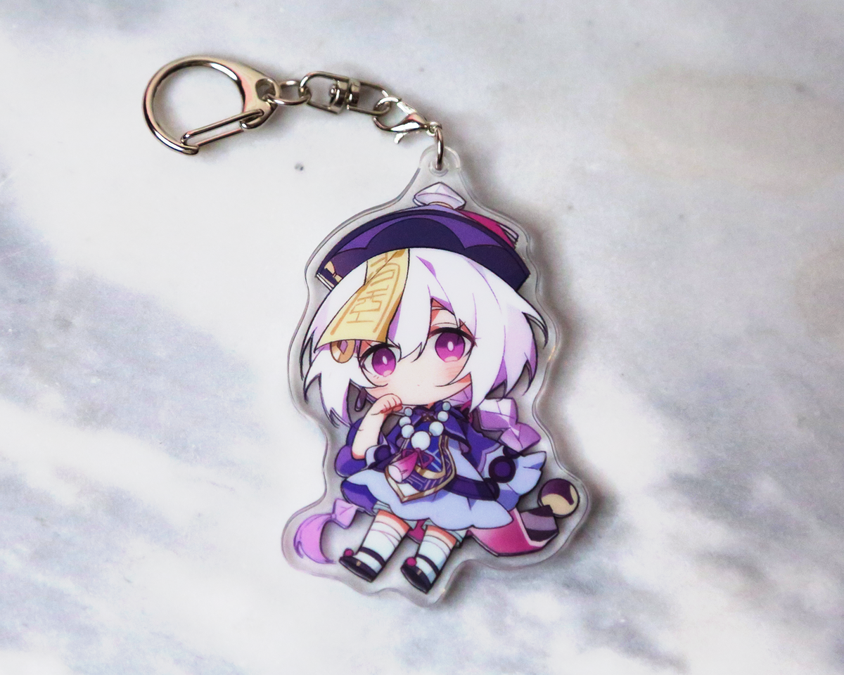 Qiqi Keychain - Genshin Impact Arcylic Charms – Yui's Gifts