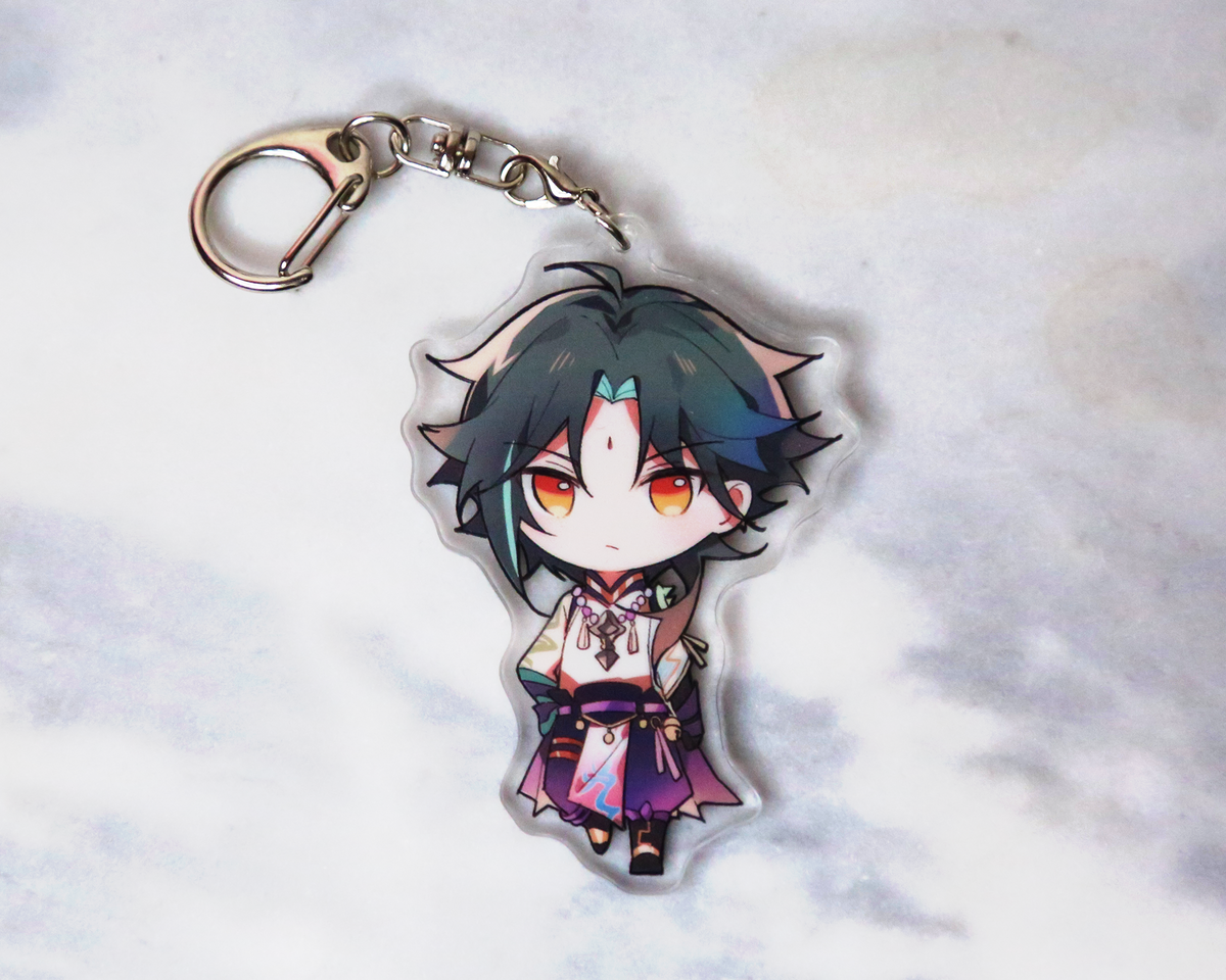 Xiao Keychain - Genshin Impact Arcylic Charms – Yui's Gifts